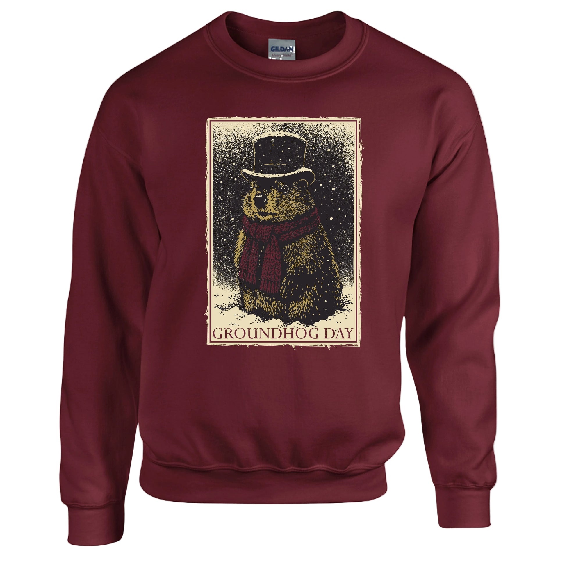 *Adult Postage Stamp Ghog Sweatshirt #43006 – Punxsutawney Phil's ...