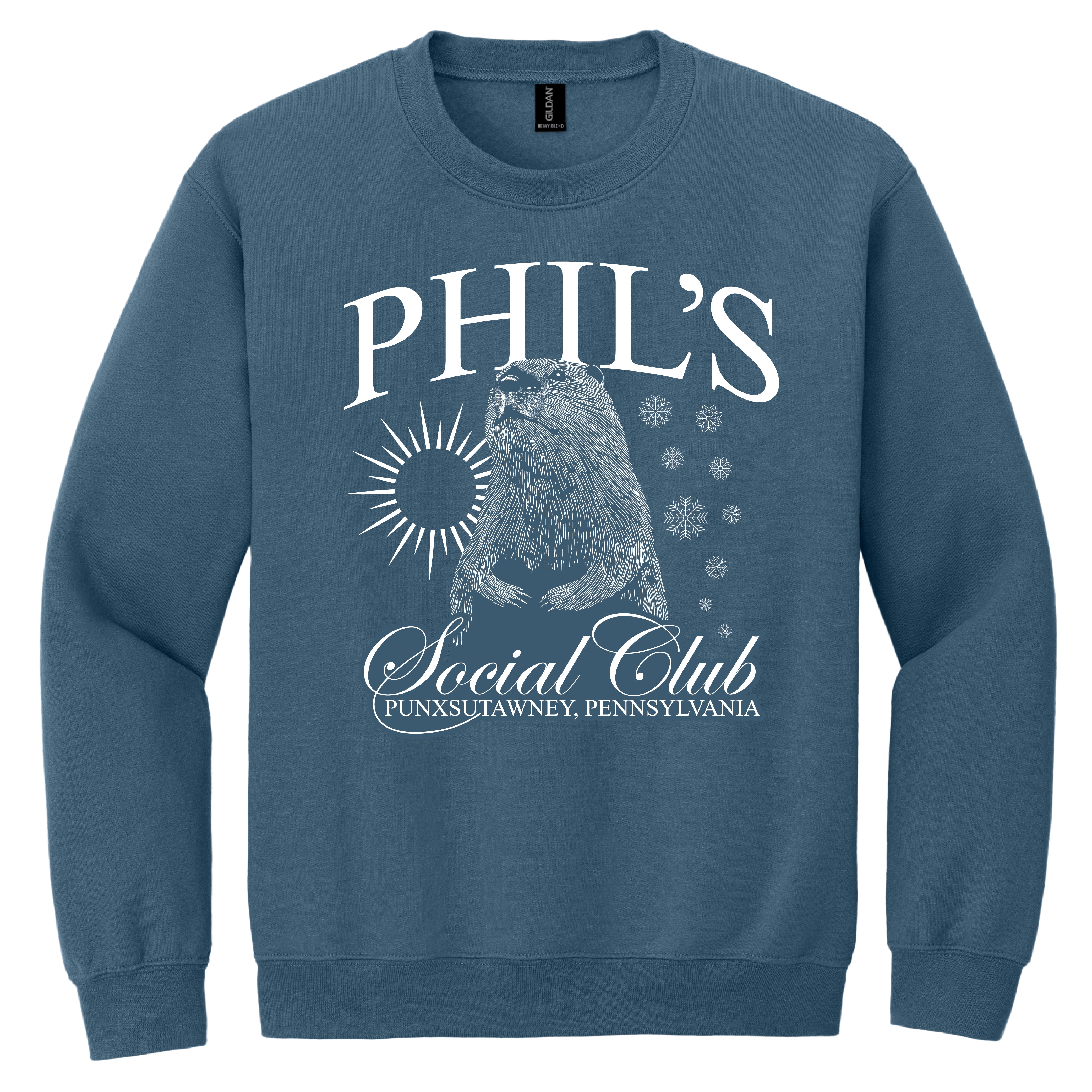 *Adult Phil Social Club Sweatshirt – Punxsutawney Phil's Official ...