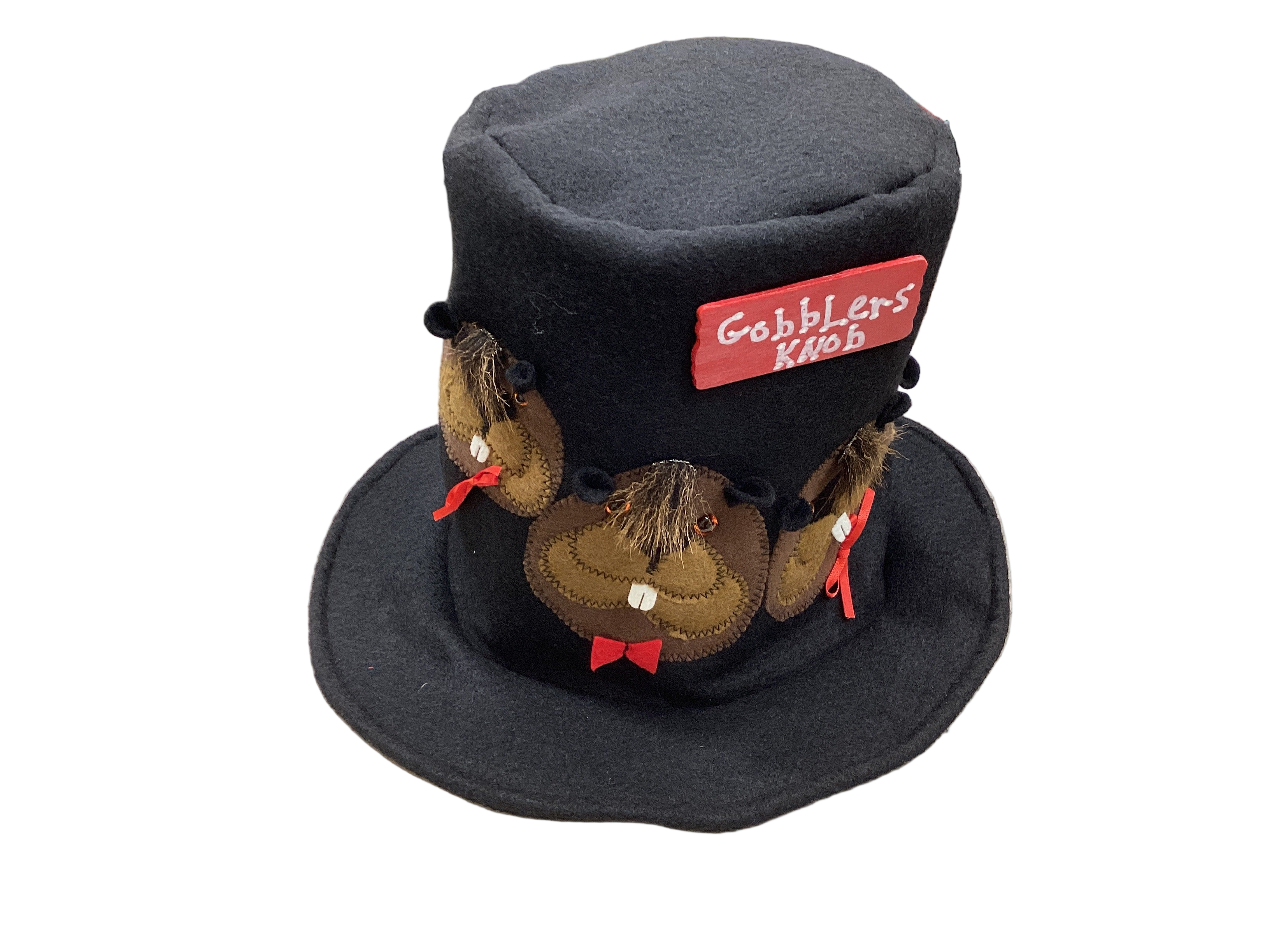 *Adult Black Top Hat with Phil Faces – Punxsutawney Phil's Official ...