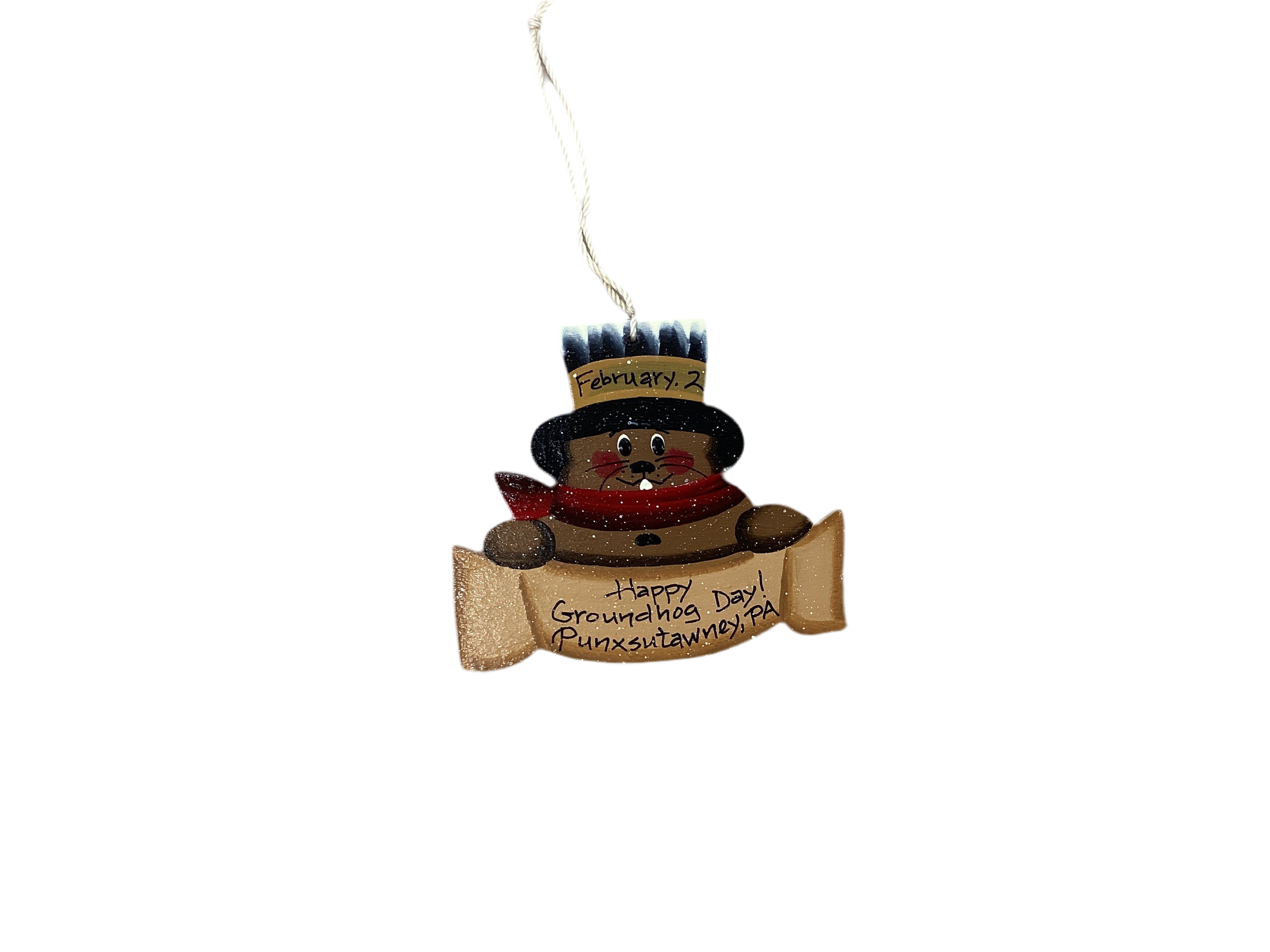 Scroll Phil Ornament – Punxsutawney Phil's Official Souvenir Shop