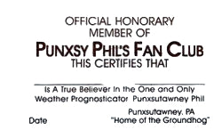 Phil Fanclub Cards 20pk – Punxsutawney Phil's Official Souvenir Shop